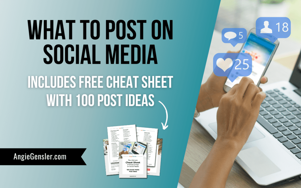 What to Post on Social Media - 100 Post Ideas for 2025 - Angie Gensler
