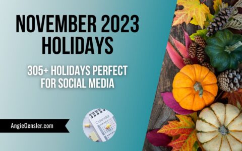 305+ November Holidays in 2023 | Fun, Weird, and Special Dates - Angie ...